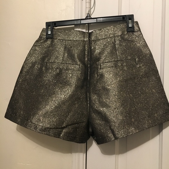 Shorts | New Sparkling Gold Shorts Fashionable | Poshmark